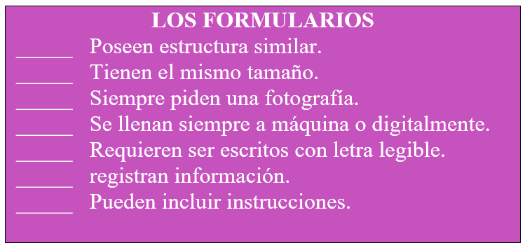 Explorar y llenar formularios. Martes 20 abril, Español 4° primaria.