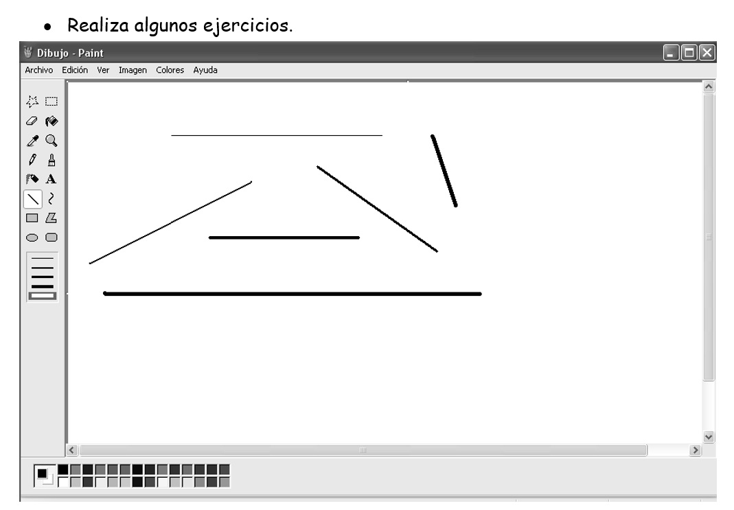 Computación, Lunes 05 de Diciembre de 2022, Borrador y Lineas en Paint